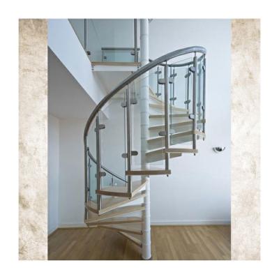 Cina Department solid wood tread top quality spiral staircase in vendita