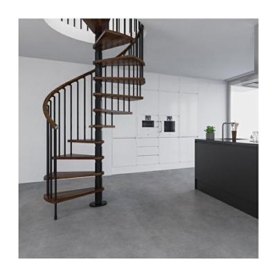 Cina Firm cable cable firm wood box tread durable stabilized spiral staircase in vendita