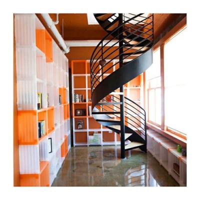 Cina Modern building customize wood balcony banister solid spiral elegant staircase in vendita
