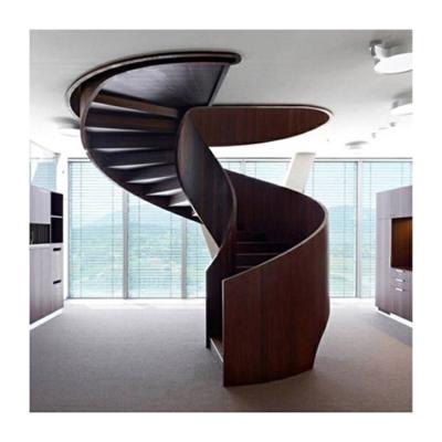 Cina Factory price wooden tread stairs design matte spiral staircase in vendita