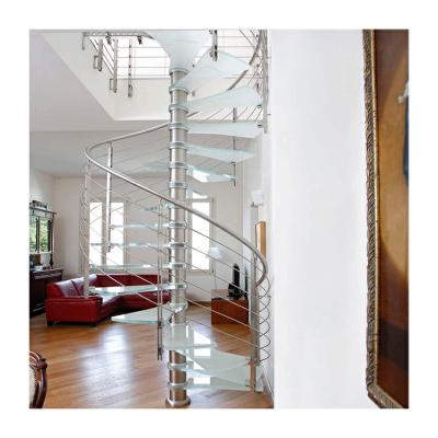 Cina In simple design oak stringers for stairs easy install spiral staircase in vendita