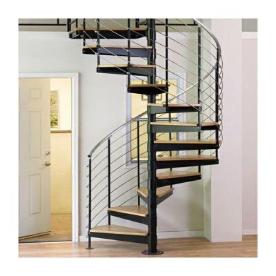 Cina House project wood stair treads stable design spiral staircase in vendita