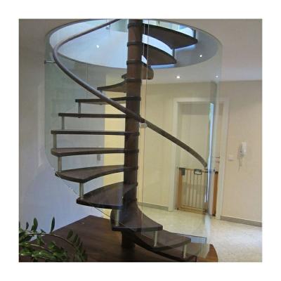 Cina Wholesale agent wood stair treads for sale elegant used spiral staircase in vendita