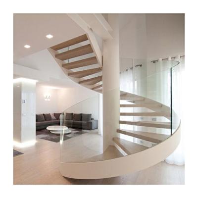 Cina Museum antique wood stairs grand spiral staircase in vendita