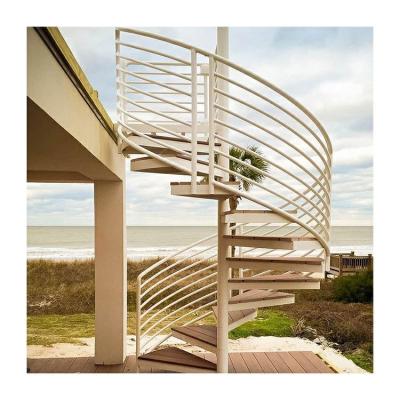 Cina WilliamArchi solid wood steps stairs high quality spiral staircase in vendita
