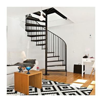 Cina Cheap corbels wooden stairs custom spiral staircase in vendita
