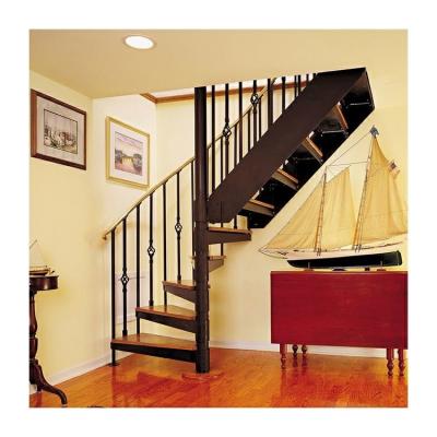 Cina Ready made house wooden stair sell spiral staircase in vendita