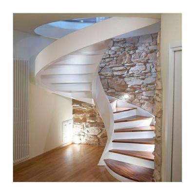 Cina Customized metal wood spiral stair cost of spiral staircase used in vendita