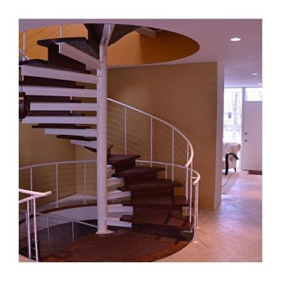 Cina Handrial bracket industrial factory quality spiral stairs custom made wooden spiral staircase in vendita