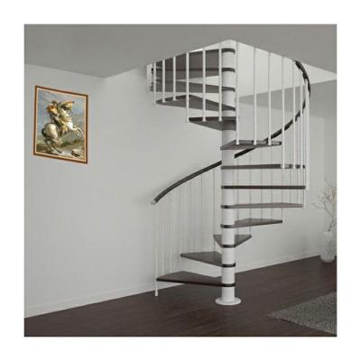 Cina Small space use wood treads spiral staircase used spiral stairs in vendita