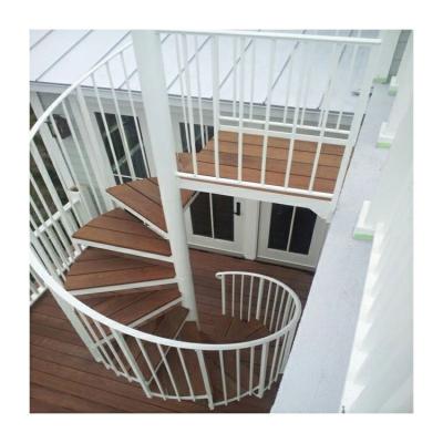Cina Round ladder exterior design wood stair treads used small spiral staircase in vendita