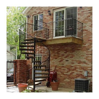 Cina House project customize wood banister house using spiral staircase in vendita