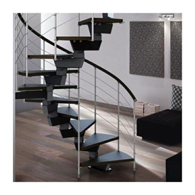 Cina Firm cable cable good price wooden stairs glass small spiral staircase in vendita