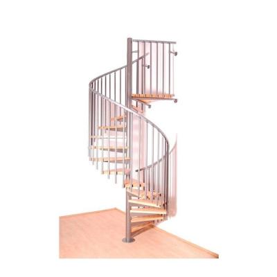 Cina House project wood spiral stair popular spiral staircase home design in vendita