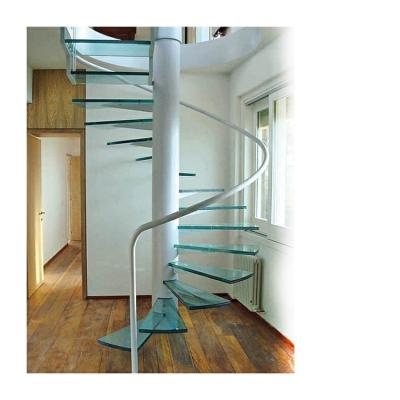 Cina Excellent quality outdoor staircase portable glass spiral stairs in vendita