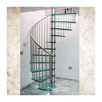 Cina Villa stair chandelier light glass metal spiral staircase in vendita