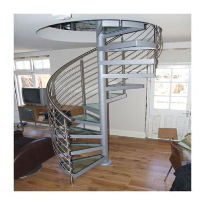 Cina Wholesale agent led stair light odm glass spiral staircase in vendita