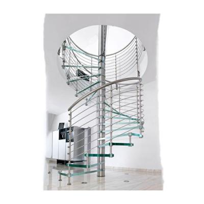 Cina China ornament stair railings glass spiral staircase cost in vendita