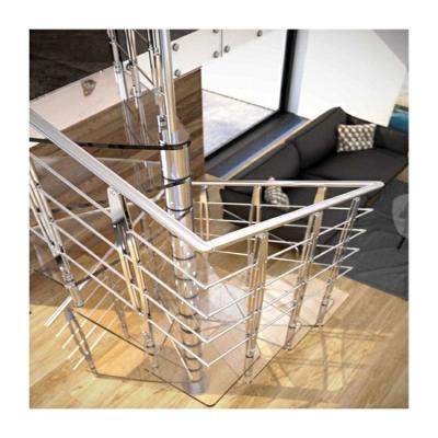 Cina Factory wholesale stair step covers glass steps spiral staircase in vendita