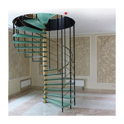 Cina WilliamArchi aluminum stair railings laminated spiral staircase glass in vendita