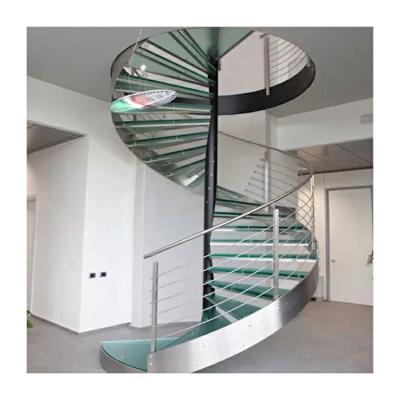 Cina Original factory ornament stair railings home decor crystal glass spiral staircase prices in vendita