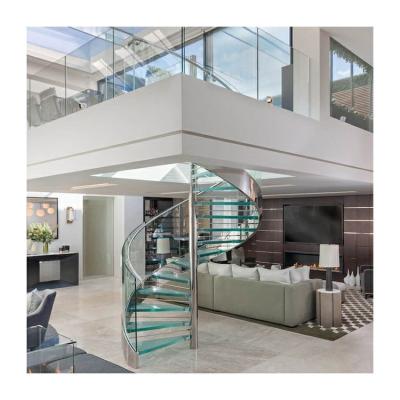 Cina China stair light used glass spiral staircase in vendita