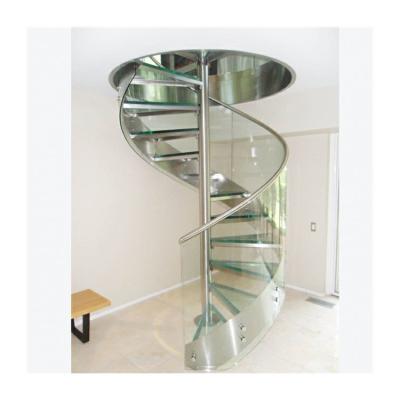 Cina Factory sale outdoor stair rail glass spiral staircase stpes in vendita