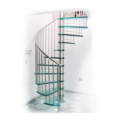 Cina Factory wholesale stairwell chandelier stainless steel glass spiral staircase in vendita