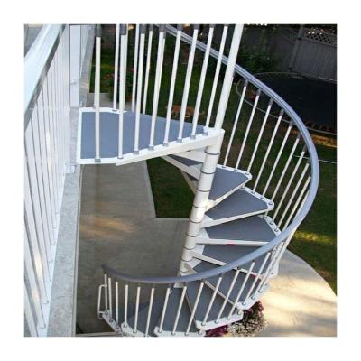 Cina Prefabricated metal stairs stainless steel handrail hot sell cast iron spiral staircase in vendita