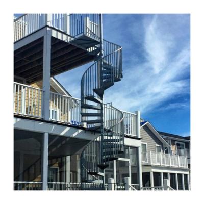 Cina Outdoor metal stairs stainless steel antique cast iron spiral staircase in vendita