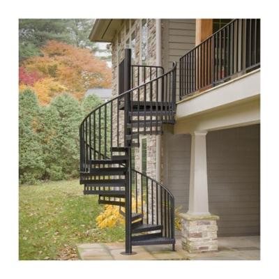 Cina Metal tree wall art steel stairs tread cast iron outdoor spiral staircase in vendita