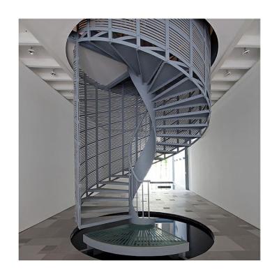 Cina Metal stair step stainless steel spirail stair outdoor cast iron spiral staircase in vendita
