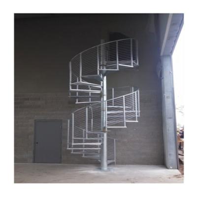 Cina Metal stair parts stair railing steel handrail wrought iron spiral staircase prices in vendita