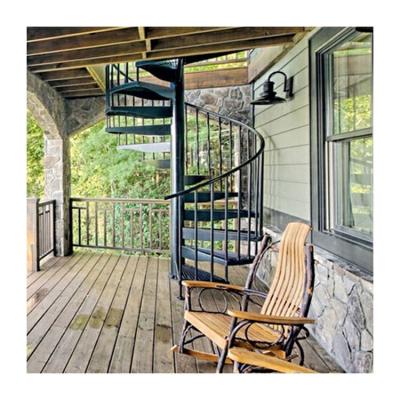 Cina Metal stair railing cast iron pressure cooker large steel spiral staircase in vendita