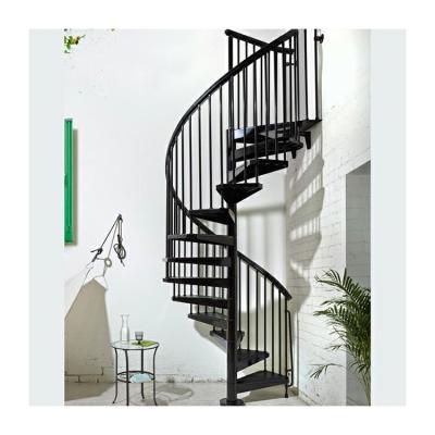 Cina Metal arc stairs mild steel stair stringer vintage iron spiral staircase in vendita
