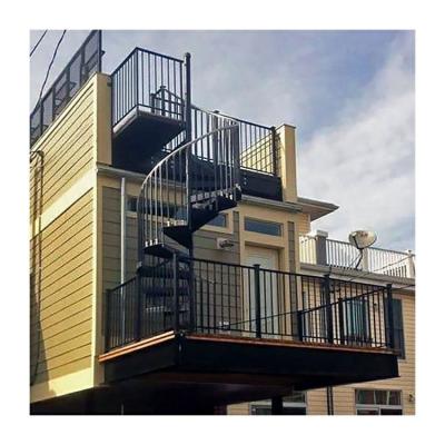 China Industrial metal stairs cast iron water hand pump parts outdoor steel spiral staircase for sale
