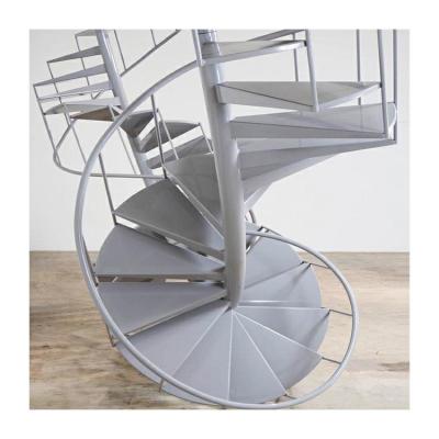 Cina Portable metal stairs models iron stairs steel glass spiral staircase prices in vendita