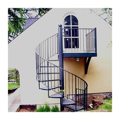 Cina Stair metal used steel grating stairs wrought iron spiral staircase designs in vendita