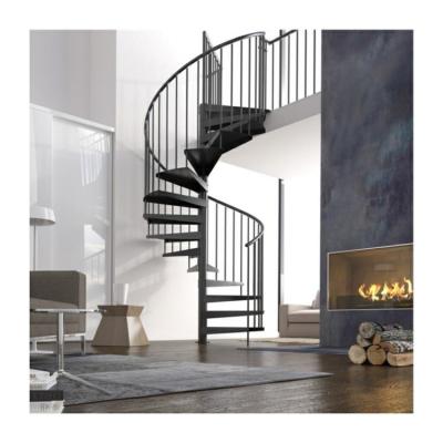 Cina Iron prefabricated outdoor stairs modern steel circle stairs outdoor metal spiral staircase prices in vendita