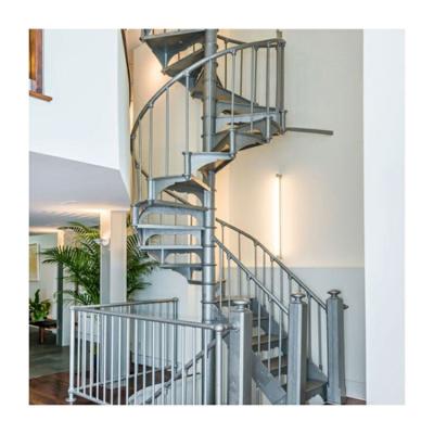 Cina Metal stair treads design garden cast iron bridge stals spiral stainless steel staircase in vendita