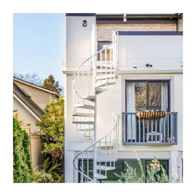 Cina Outdoor metal stair railing steel stairs china iron spiral staircase in vendita