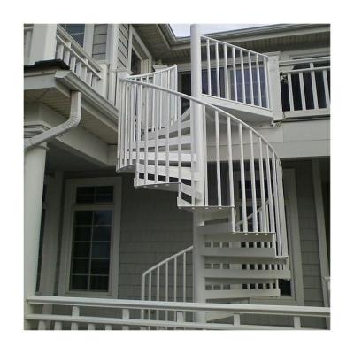 Cina Railing metal stairs stainless steel stairs grill design modern spiral staircase iron price in vendita