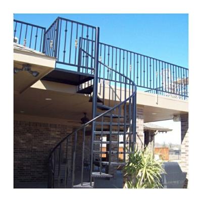 Cina Metal stair parts wrought ironstaircase Stainless Steel Indoor Spiral Stairs in vendita