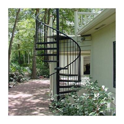 Cina Folding metal stairs iron steel staircase stainless steel post spiral stairs in vendita