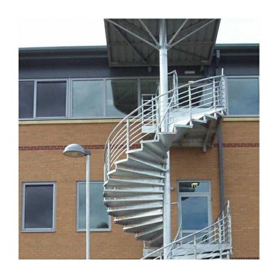 Cina Mono steel stringer stairs elegant indoor iron staircase metal casting spiral stairs in vendita