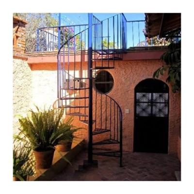 Cina Metal stairs external decorative iron staircase steel frame spiral stairs in vendita