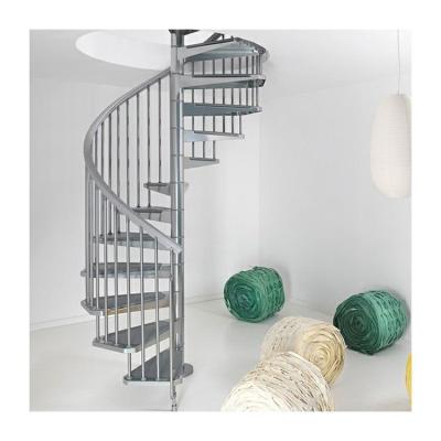 Cina Used metal stairs indoor l shape stainless steel staircase hot sale cast iron spiral stair in vendita