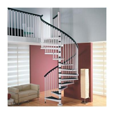 Cina Collapsible metal rod galvanized steel staircase attic iron spiral stair in vendita