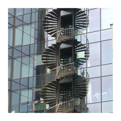 Cina Real estate metal sign frames staircase in stair steel plate step cast iron spiral stair with good price in vendita