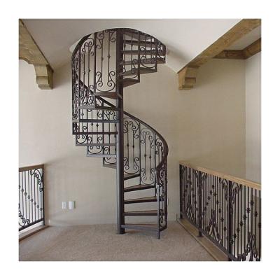 Cina Metal collapsible stairs stainless steel handrails staircase spiral curling iron in vendita